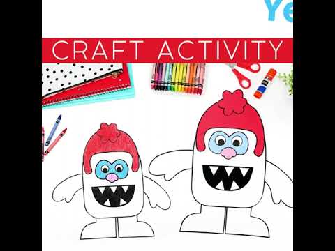 How to Use a Simple Yeti Craft and Read Aloud with Students this Winter ...