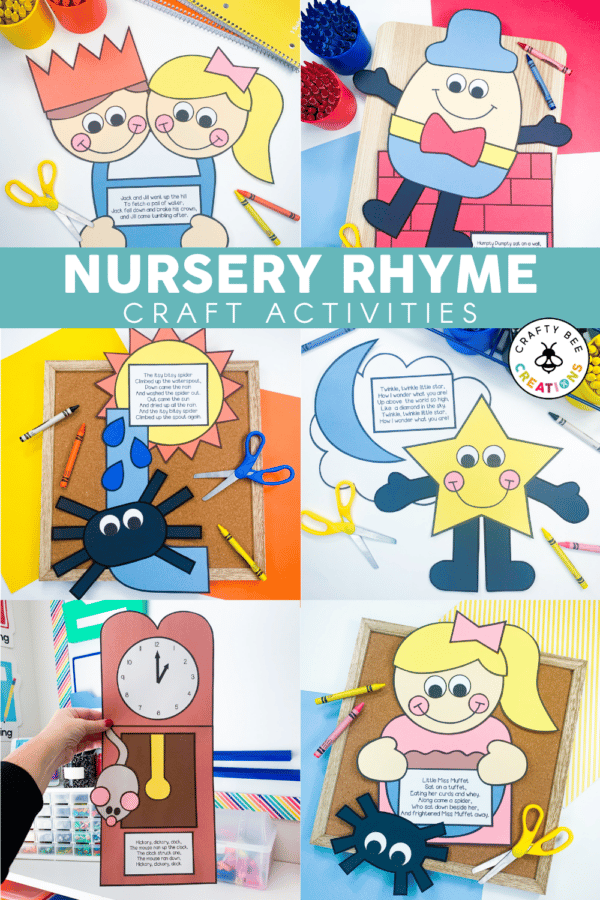 10 Exciting Nursery Rhymes Crafts to Practice Reading Fluency