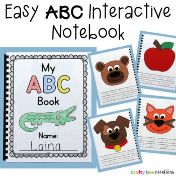 Easy ABC Notebook - Crafty Bee Creations