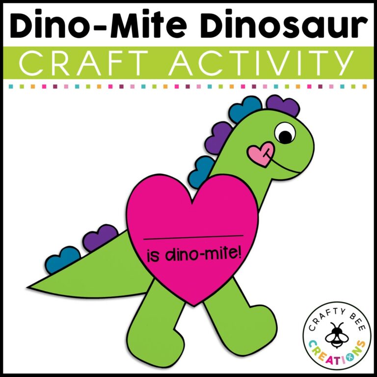 Dino-Mite Dinosaur Craft Activity - Crafty Bee Creations