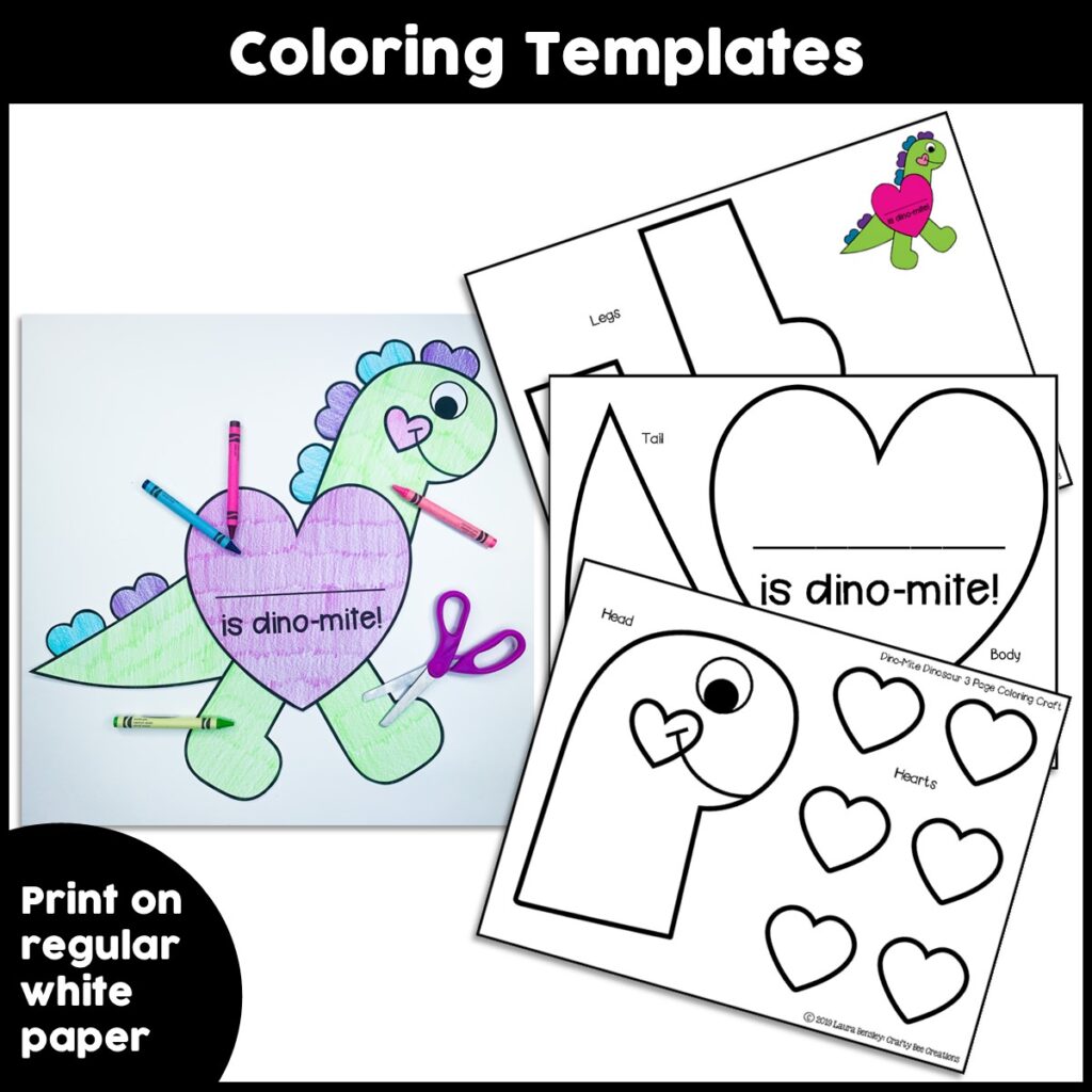 Dino-Mite Dinosaur Craft Activity - Crafty Bee Creations