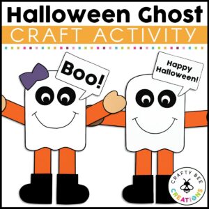 Halloween Ghost Craft Activity - Crafty Bee Creations