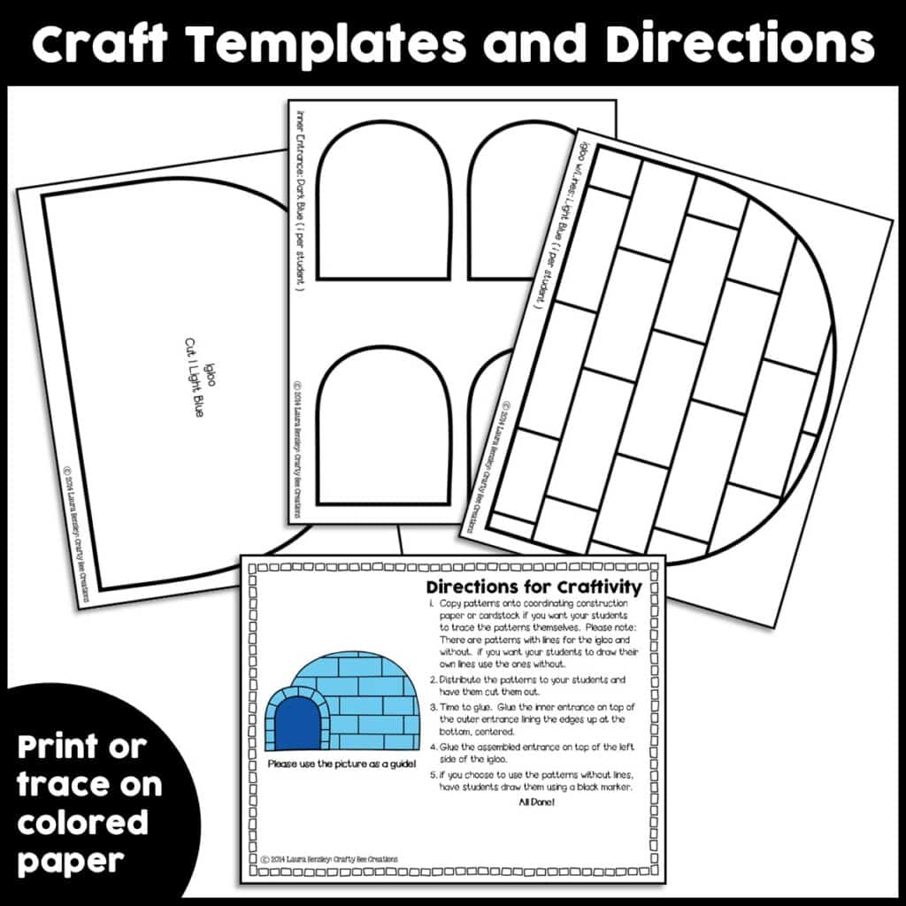 Igloo Craft Activity - Crafty Bee Creations