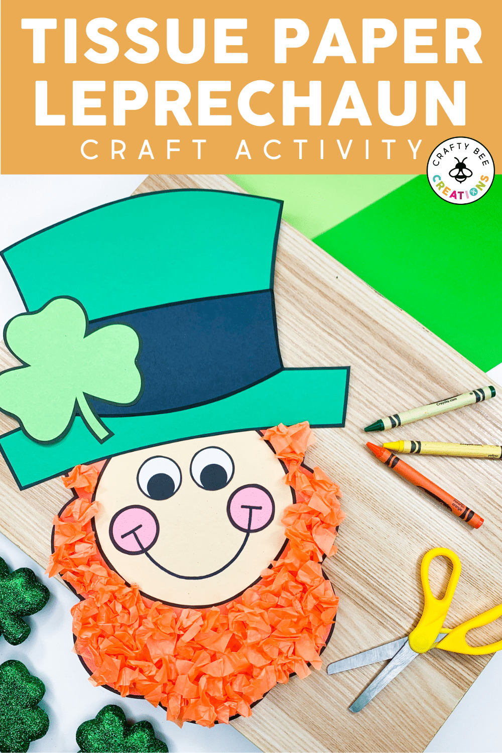 Make a Cute Leprechaun Craft For Your Classroom - Crafty Bee Creations