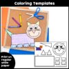 Shape Cat Craft Activity - Crafty Bee Creations