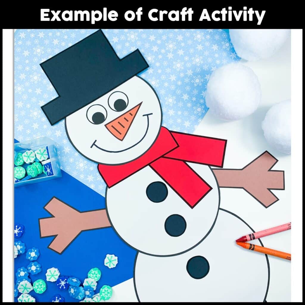 Snowman Craft Activity - Crafty Bee Creations