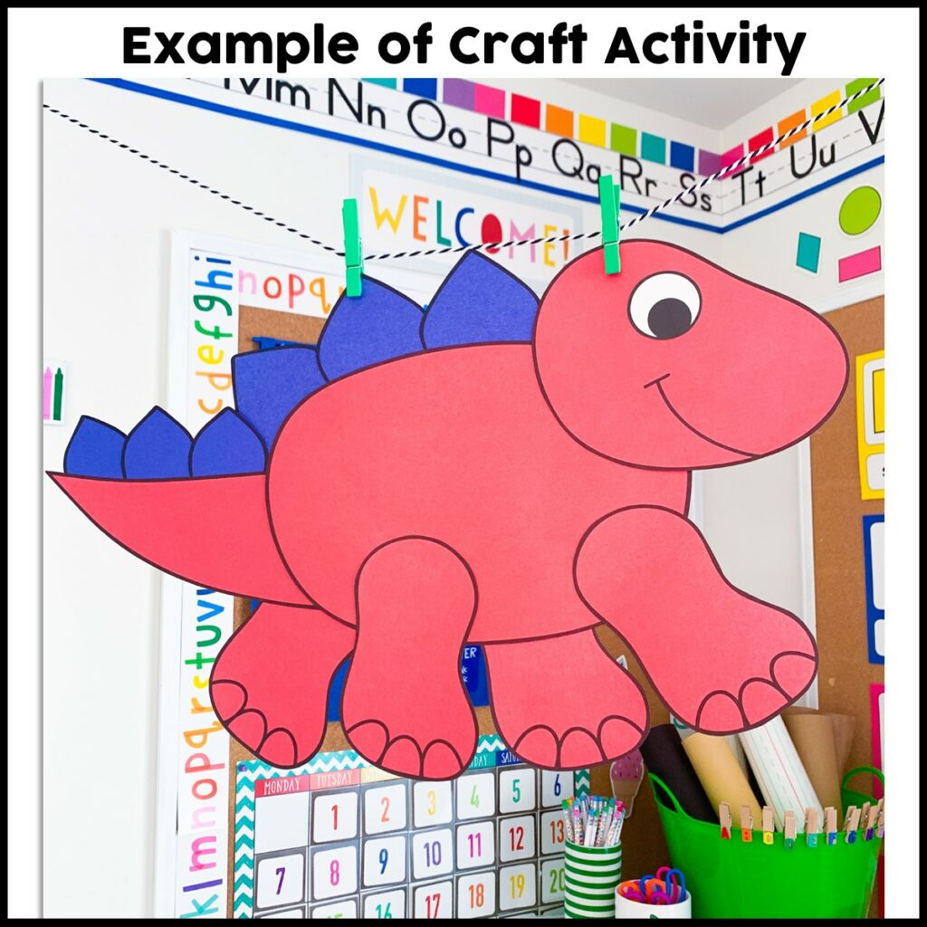 Stegosaurus Craft Activity - Crafty Bee Creations
