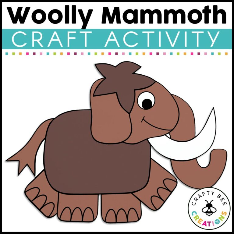 Woolly Mammoth Craft Activity - Crafty Bee Creations
