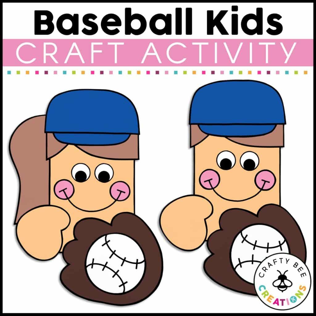 Baseball Kids Craft Activity - Crafty Bee Creations