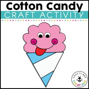 Cotton Candy Craft Activity - Crafty Bee Creations