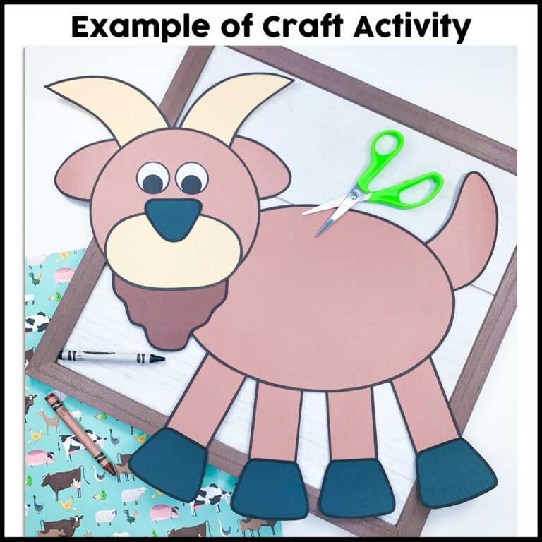 Goat Craft Activity - Crafty Bee Creations
