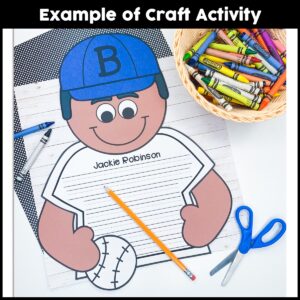 Jackie Robinson Craft Activity - Crafty Bee Creations