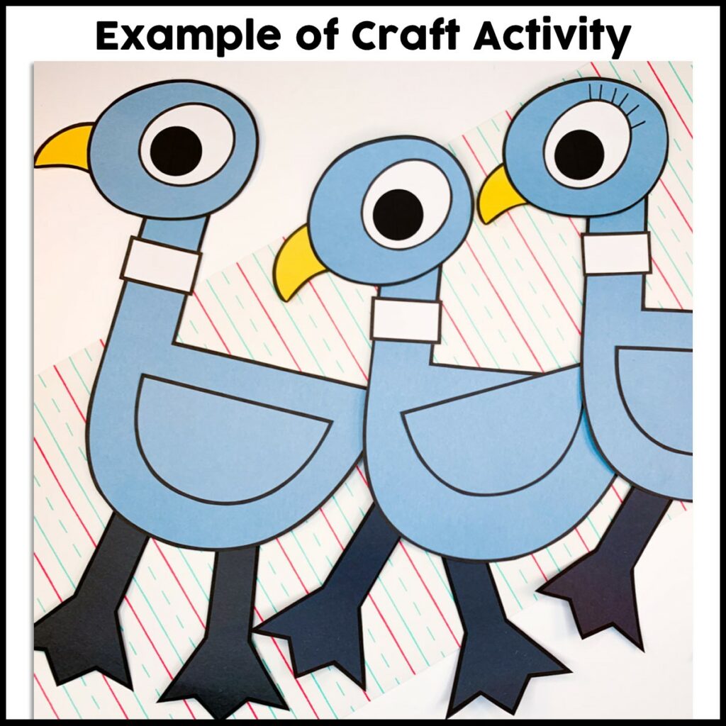 Pigeon Craft Activity - Crafty Bee Creations