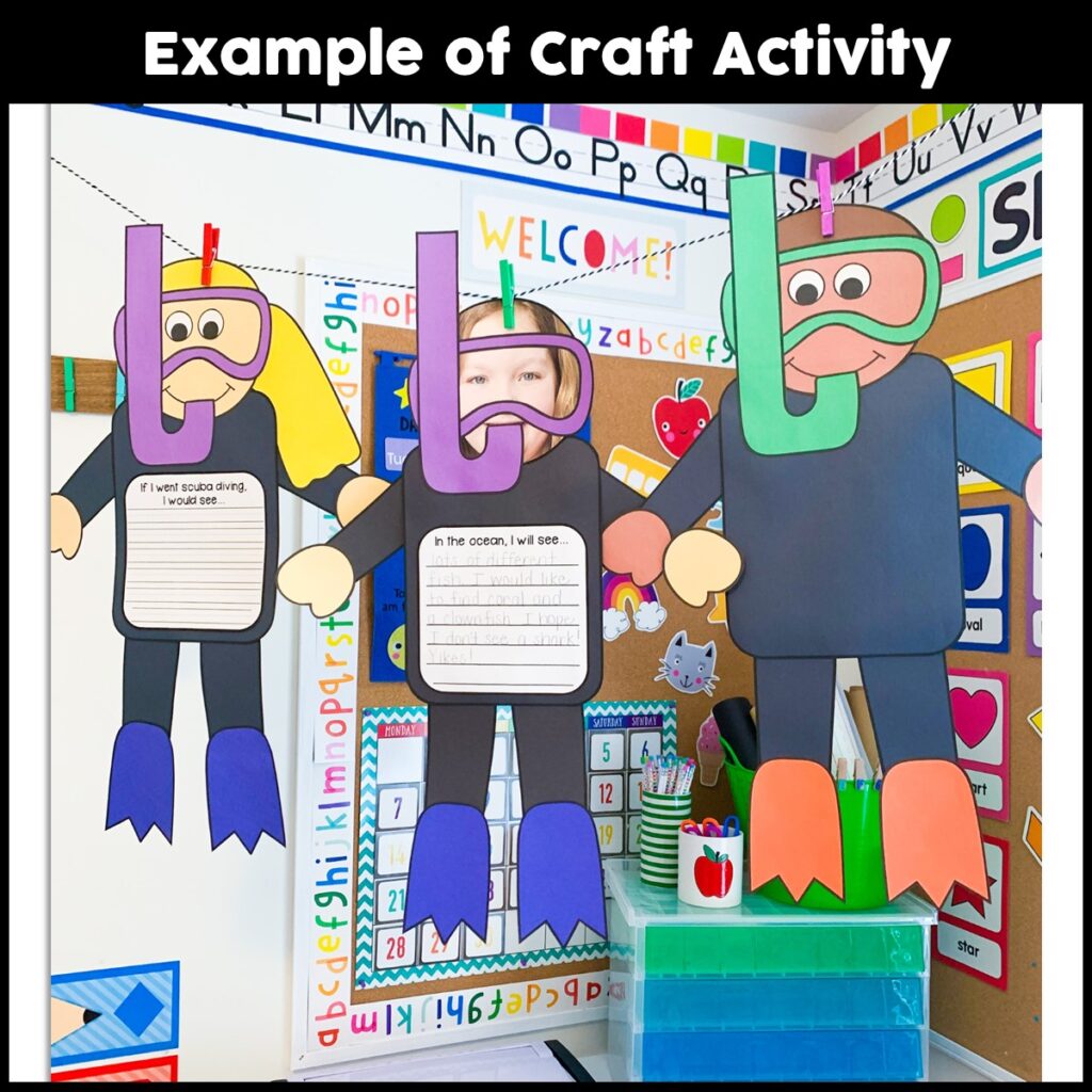 Scuba Diver Craft Activity - Crafty Bee Creations