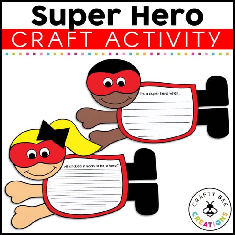 Super Hero Craft Activity - Crafty Bee Creations