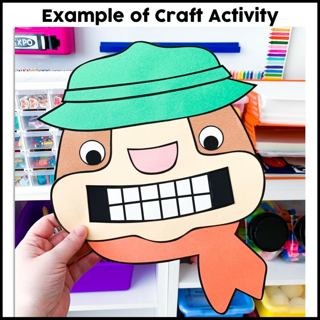 Camping Squirrel Craft Activity - Crafty Bee Creations