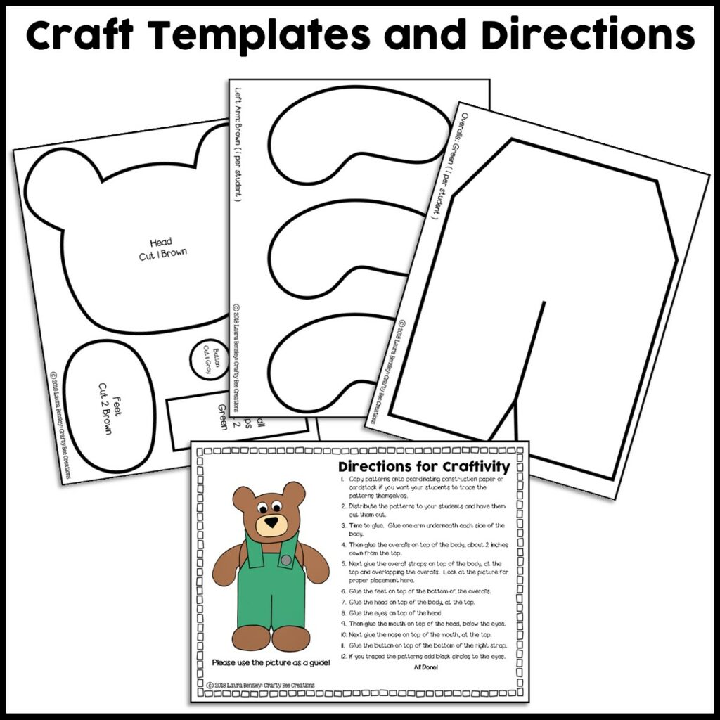 Corduroy Craft Activity - Crafty Bee Creations