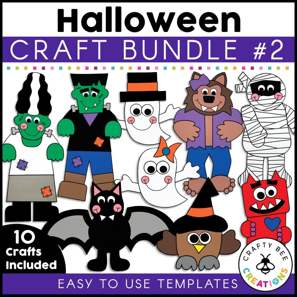 Halloween Crafts Bundle 2 - Crafty Bee Creations
