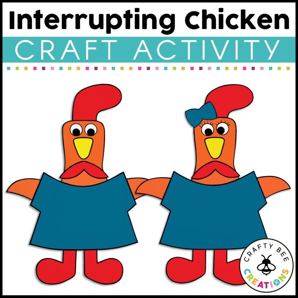 Interrupting Chicken Craft Activity - Crafty Bee Creations