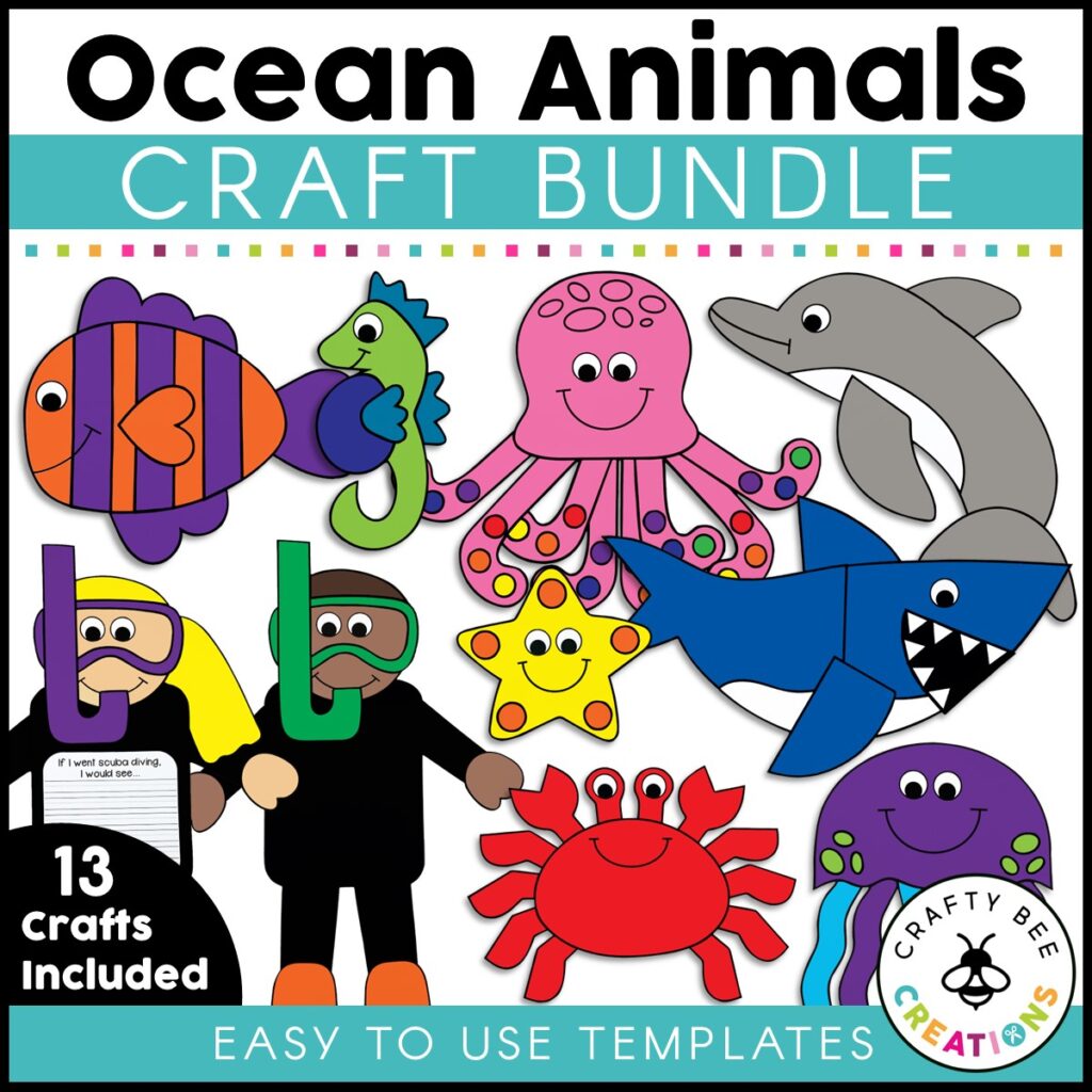 Ocean Animals Craft Bundle - Crafty Bee Creations