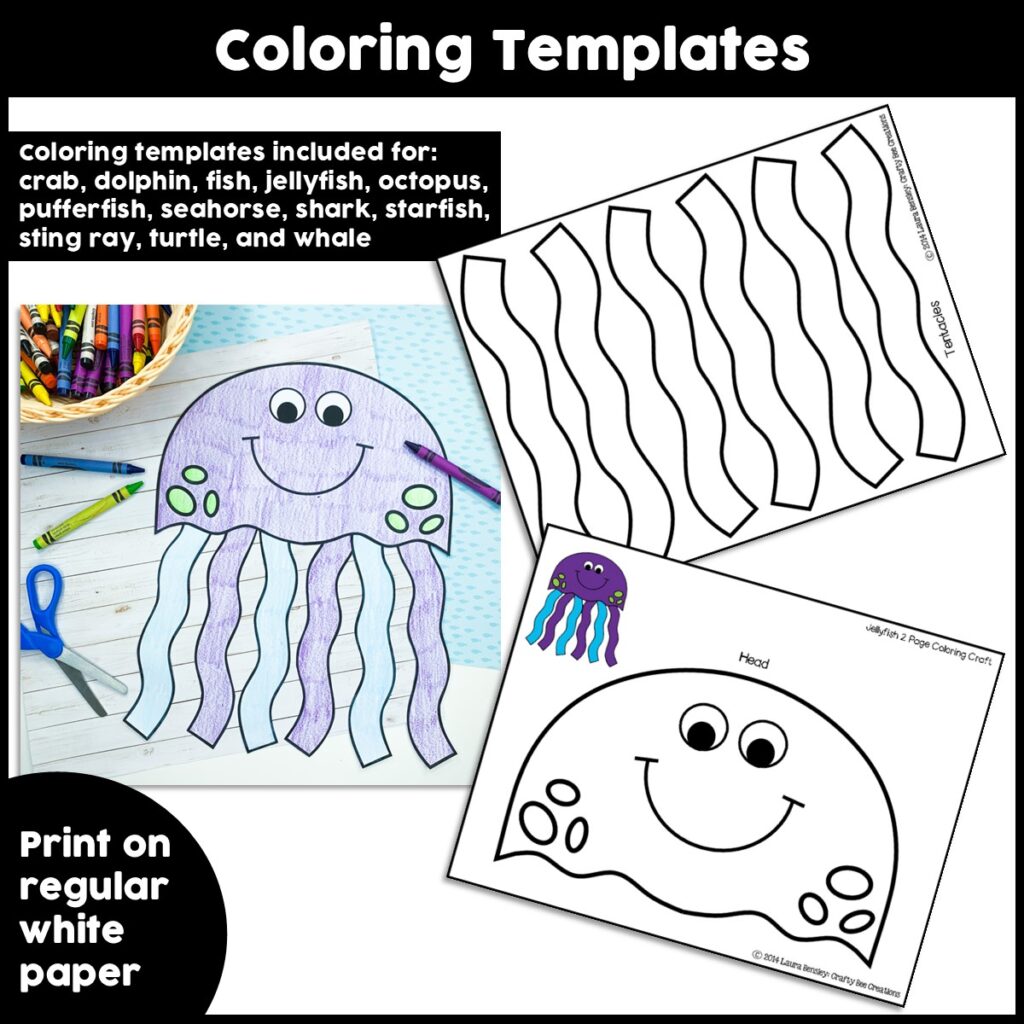 Ocean Animals Craft Bundle - Crafty Bee Creations