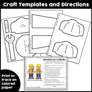 Construction Worker Craft Activity - Crafty Bee Creations