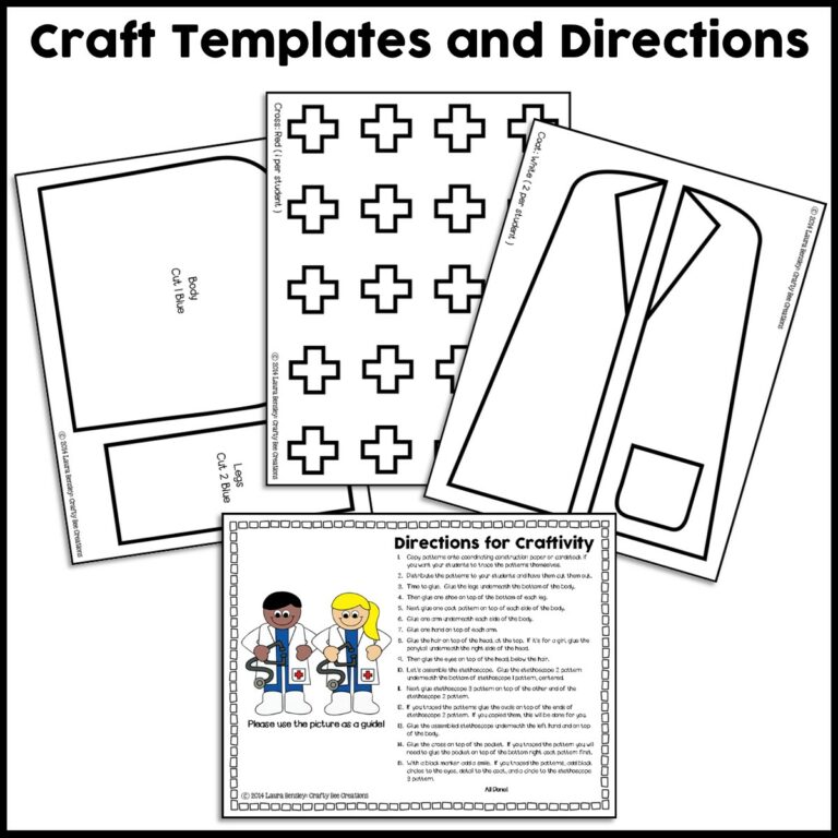 Doctor Craft Activity - Crafty Bee Creations