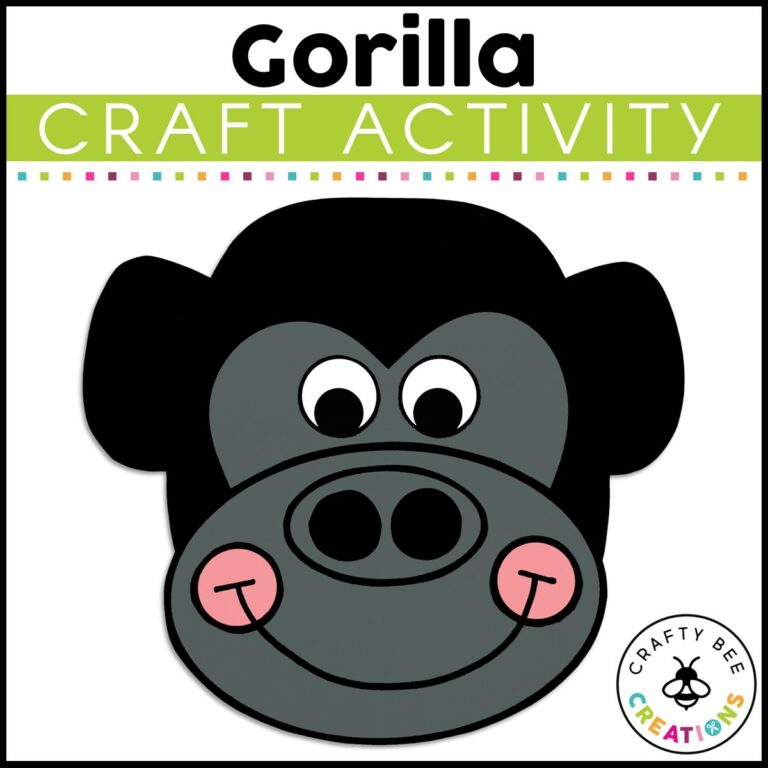 Gorilla Craft Activity - Crafty Bee Creations