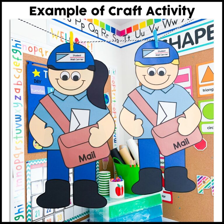 Mail Carrier Craft Activity - Crafty Bee Creations