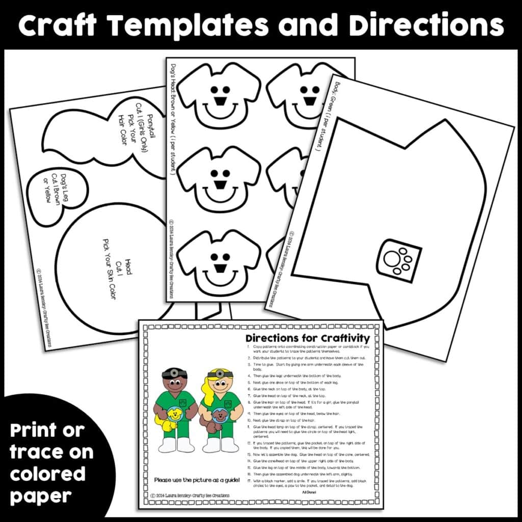 Veterinarian Craft Activity - Crafty Bee Creations