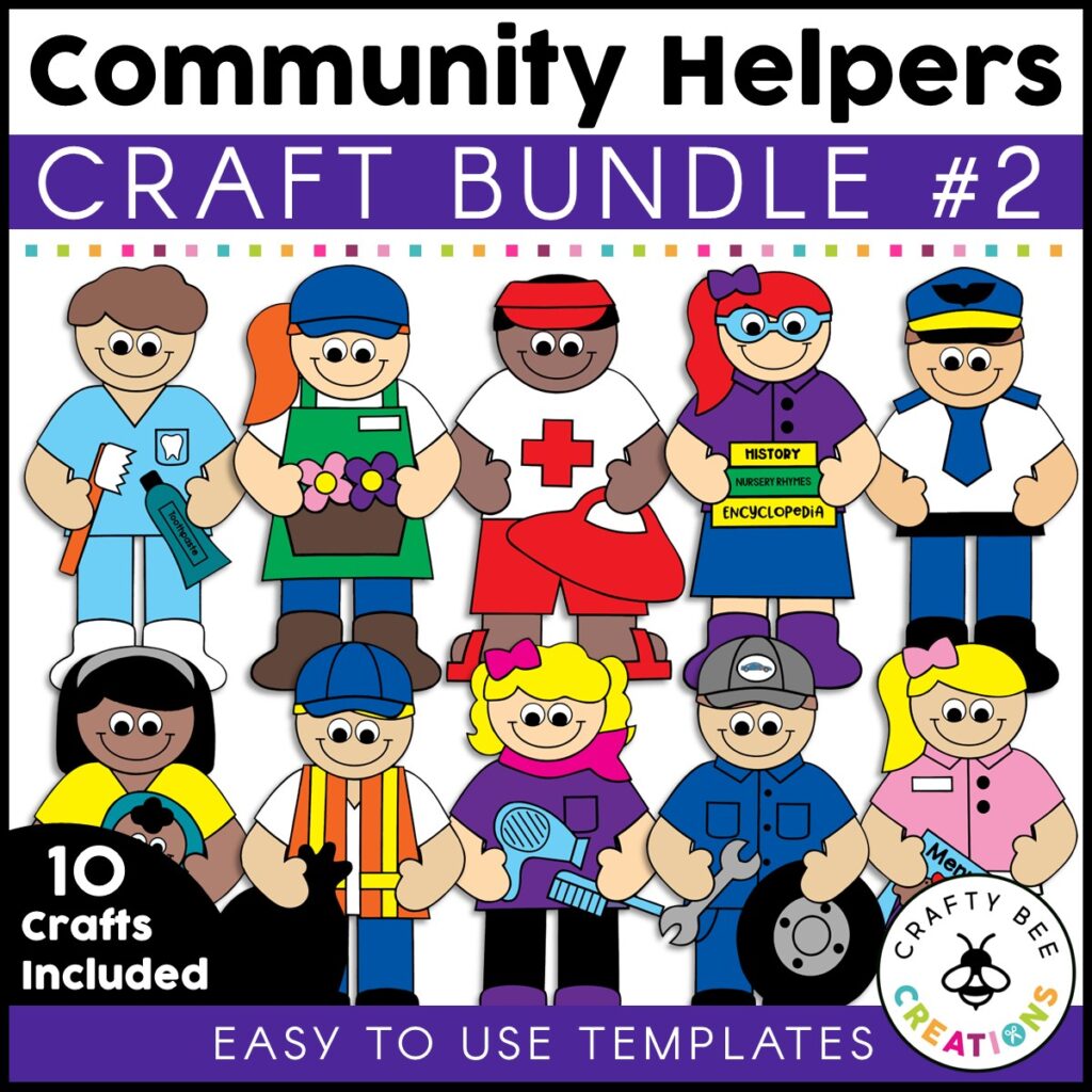 Community Helper Crafts Bundle 2 - Crafty Bee Creations