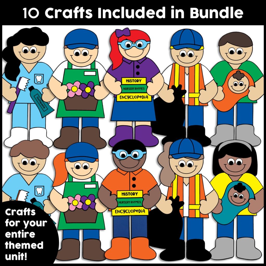 Community Helper Crafts Bundle 2 - Crafty Bee Creations