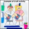 Waiter and Waitress Craft Activity - Crafty Bee Creations