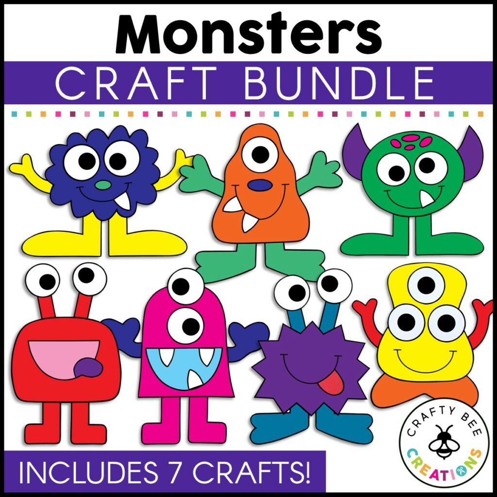 Monster Crafts Bundle - Crafty Bee Creations