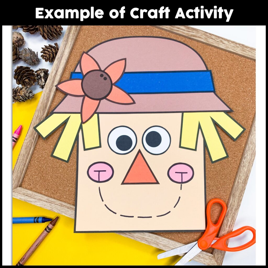 Fall Scarecrow Craft Activity - Crafty Bee Creations