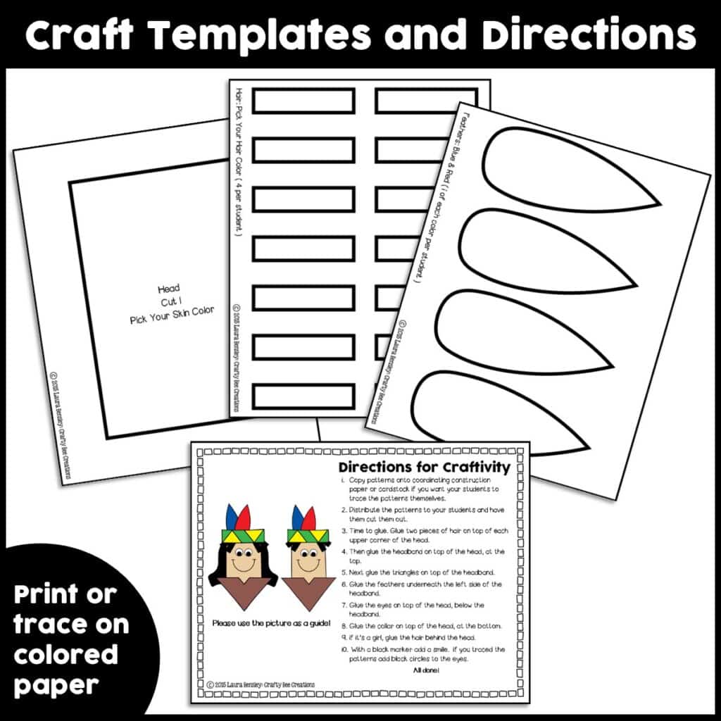 Native Americans Craft Activity - Crafty Bee Creations