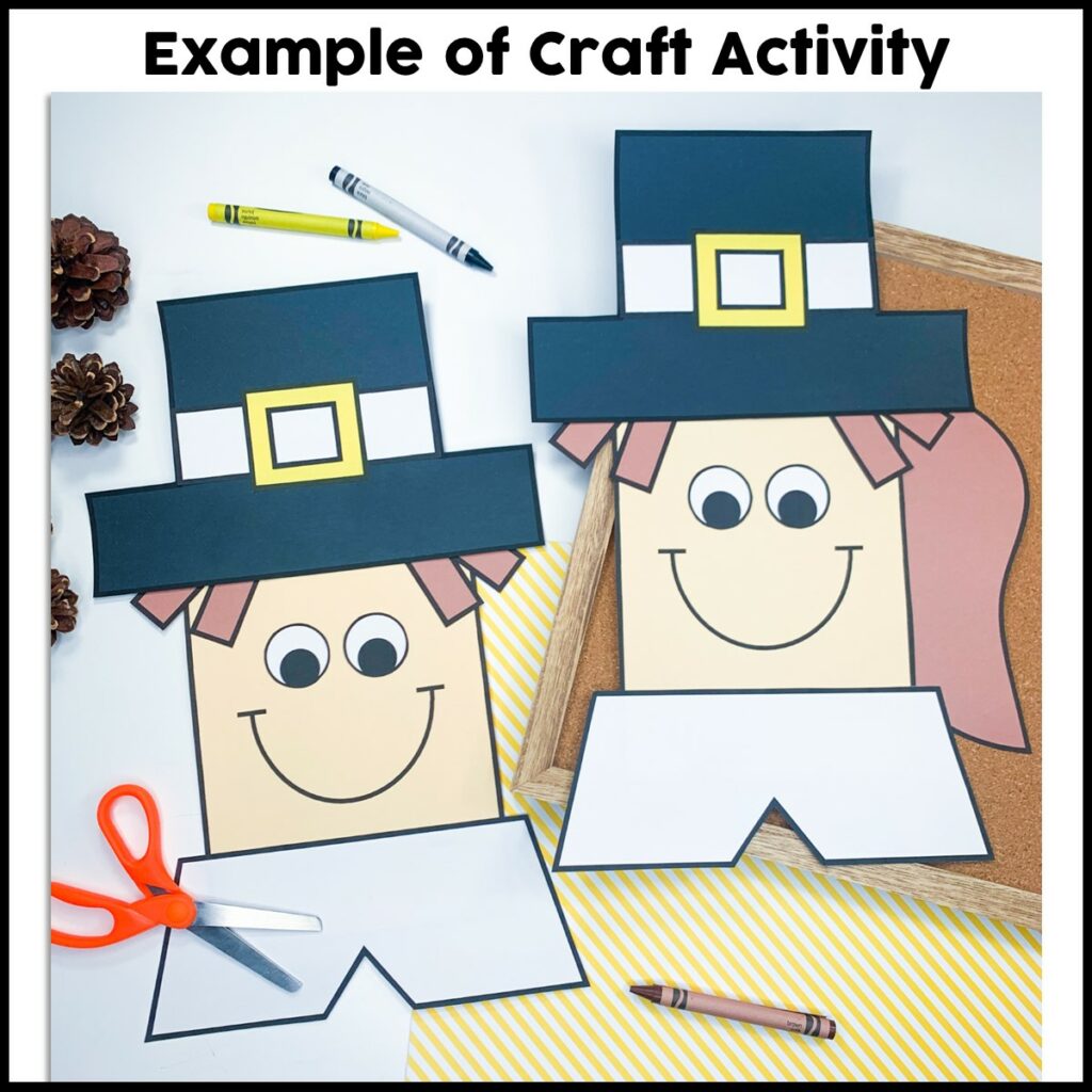 Pilgrim Craft Activity - Crafty Bee Creations