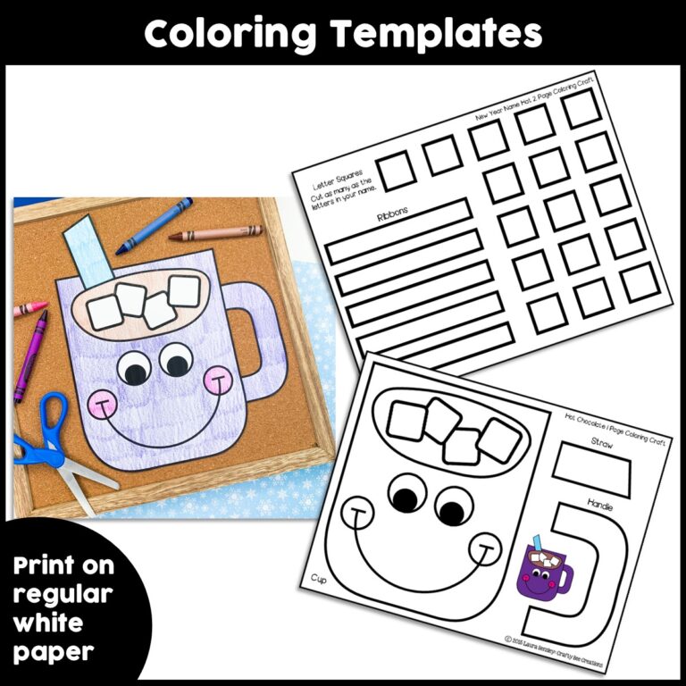 How to Make Hot Chocolate Craft Activity - Crafty Bee Creations