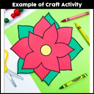 Poinsettia Craft Activity - Crafty Bee Creations
