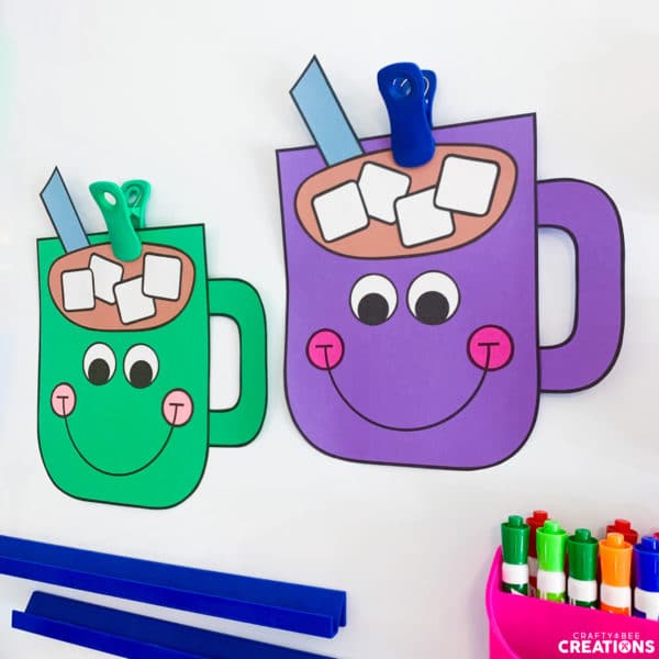 How To Make Hot Chocolate Craft and Writing - Crafty Bee Creations