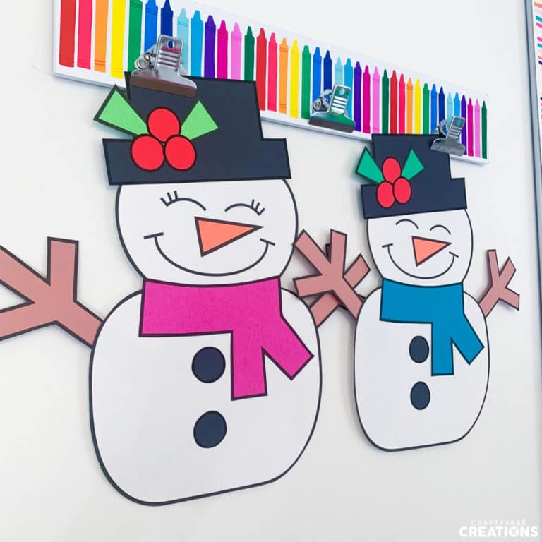 Easy Snowman Craft Companion for Winter Read Alouds - Crafty Bee Creations