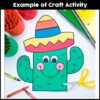 Cinco De Mayo Cactus Craft Activity - Crafty Bee Creations