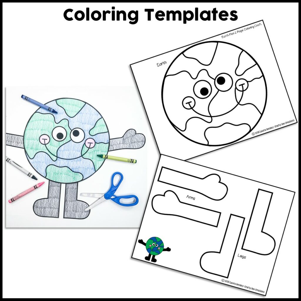 Earth Man Craft Activity - Crafty Bee Creations
