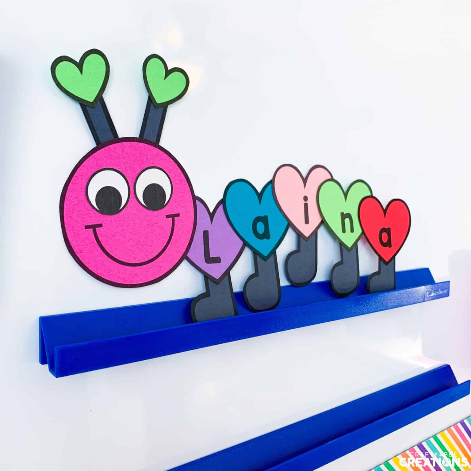 Create a Love Bug Name Craft for Valentine's Day - Crafty Bee Creations