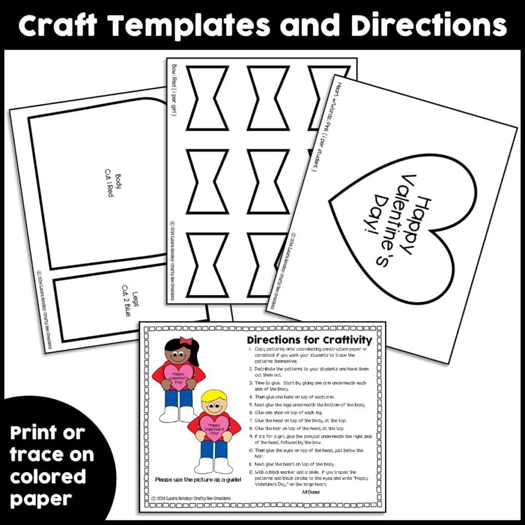 Valentine's Day Kids Craft Activity - Crafty Bee Creations