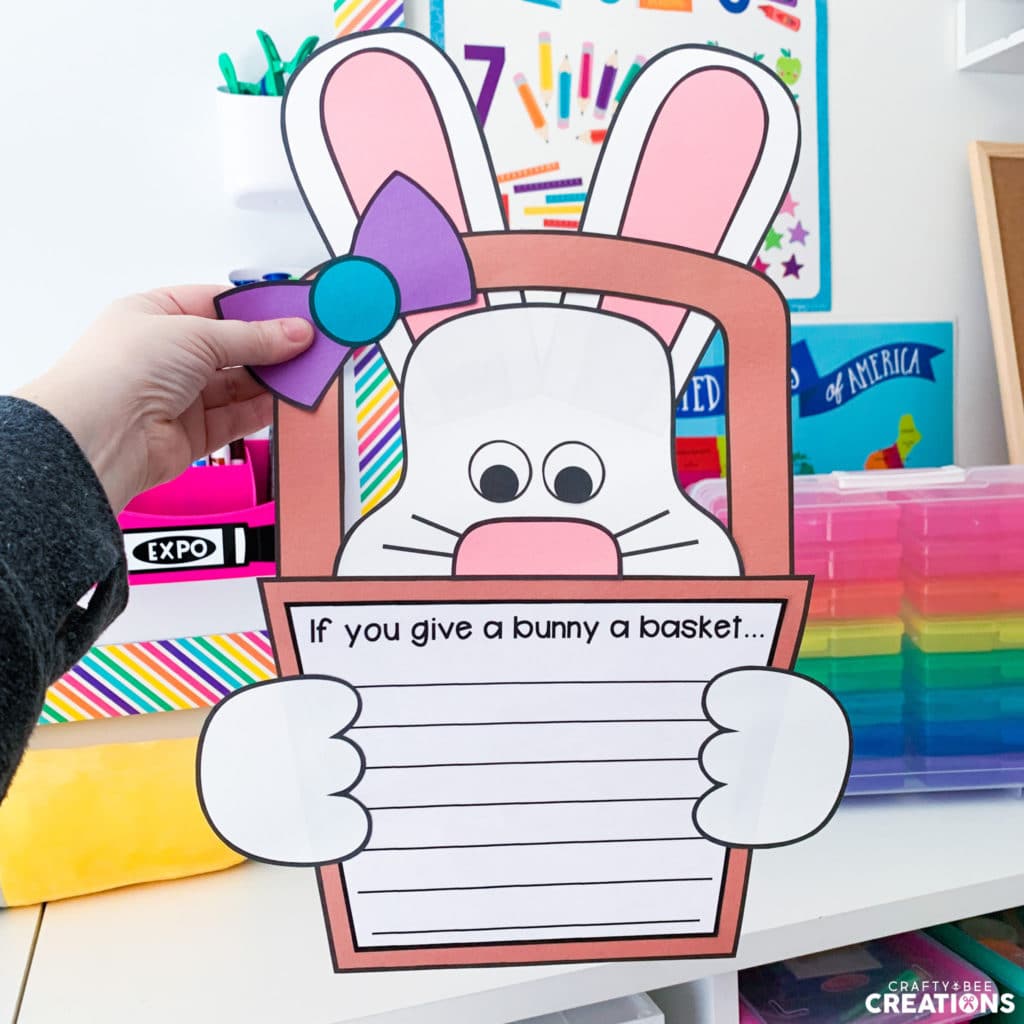 Simple Easter Bunny Craft for Springtime - Crafty Bee Creations