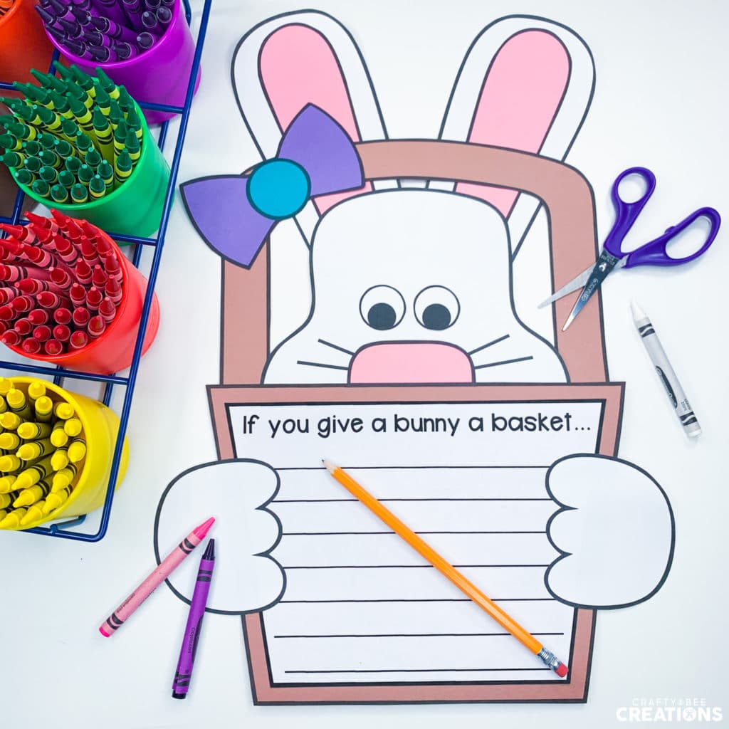 Simple Easter Bunny Craft for Springtime - Crafty Bee Creations