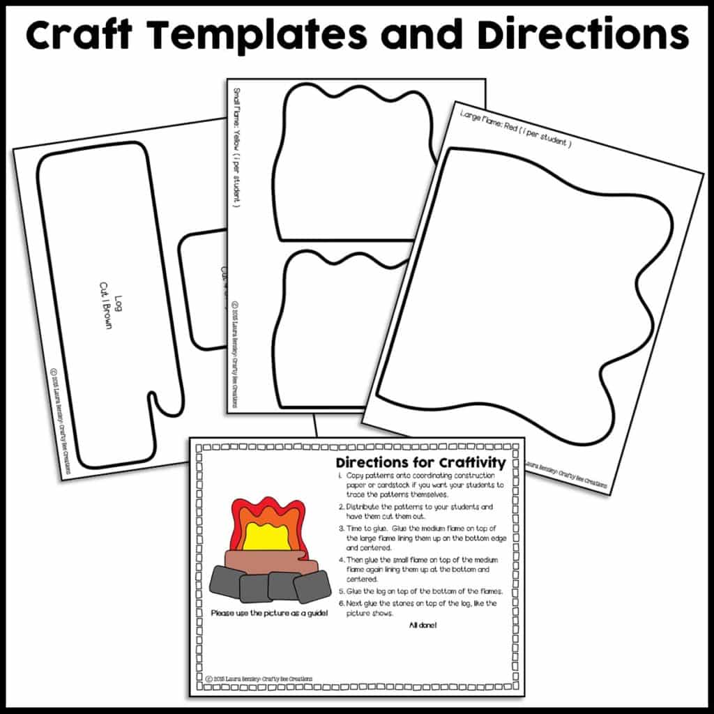 Fire Pit Craft Activity - Crafty Bee Creations