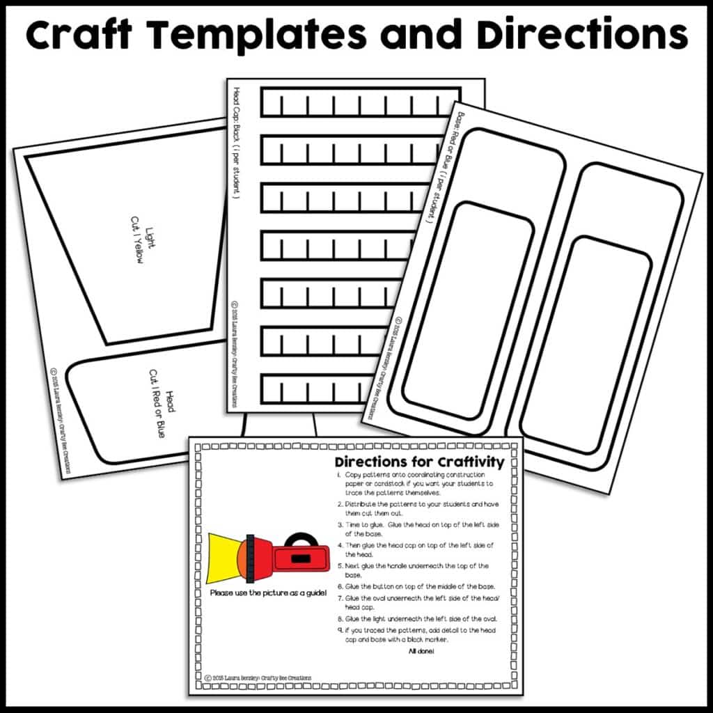 Flashlight Craft Activity - Crafty Bee Creations