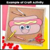 Hot Dog Craft Activity - Crafty Bee Creations